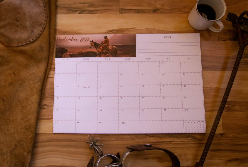 2026 Western Desk Calendar – Alyssa Wilcox Photography